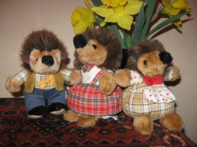 Hedgehog Lot of 3 Dutch Holland Vintage Hedgehogs | Jadees Antique Bear ...