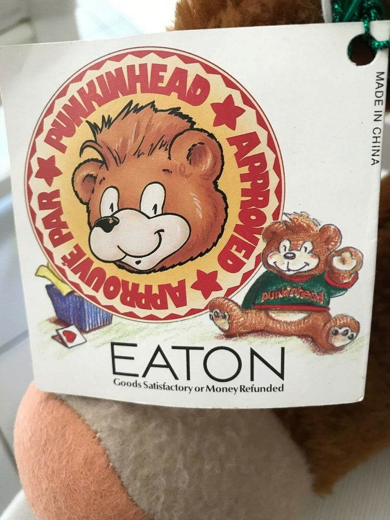 Antique EATON PUNKINHEAD BEAR Authentic Original All Tags 2 FEET Joint ...